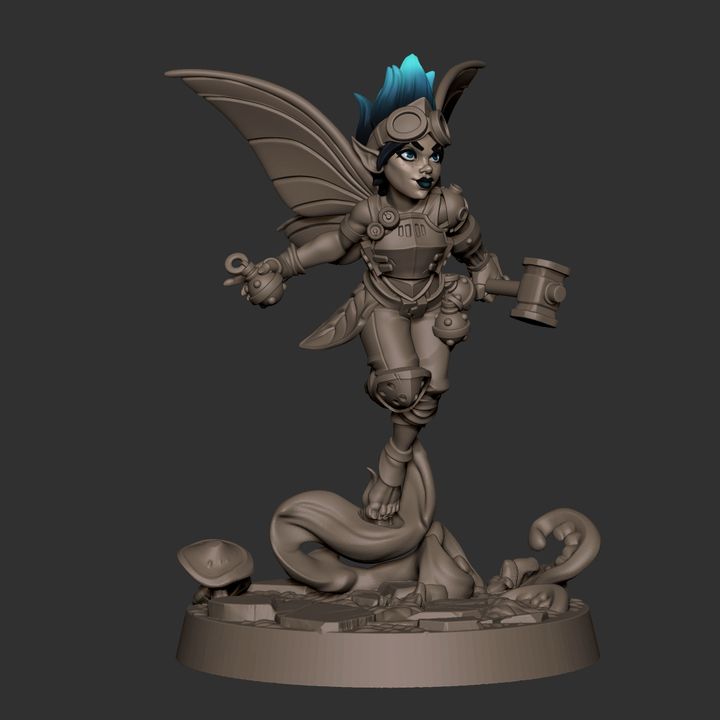 3D Printable Pixie Artificer by Bite the Bullet